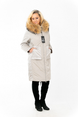 Parki z futrem > Płaszcze kurtki jesienne zimowe damskie 2022/2023